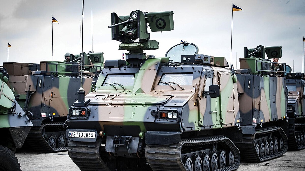 The Swedish BvS10 Mk II in the French service. An original ski lift for ...