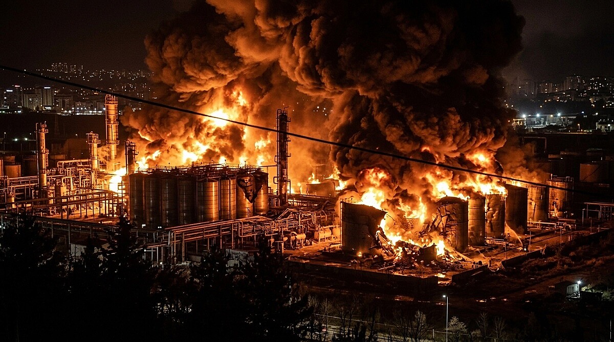 Inferno at Tuapse: Ukrainian Drones Smash Strategic Russian Energy Hub ...